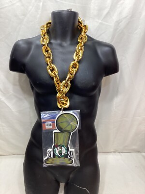 Boston Celtics World Champions Trophy Fan Chain Medal Necklace 2024 ...