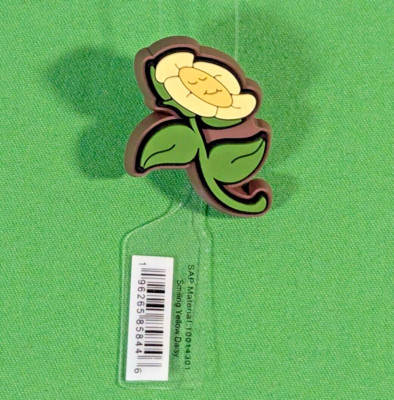 New Original Jibbitz Crocs Charm: Smiling Yellow Daisy 1 Piece | eBay