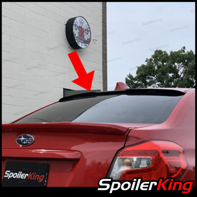 SpoilerKing 284RC Rear Roof Spoiler Window Wing (Fits: Subaru WRX 2015 ...