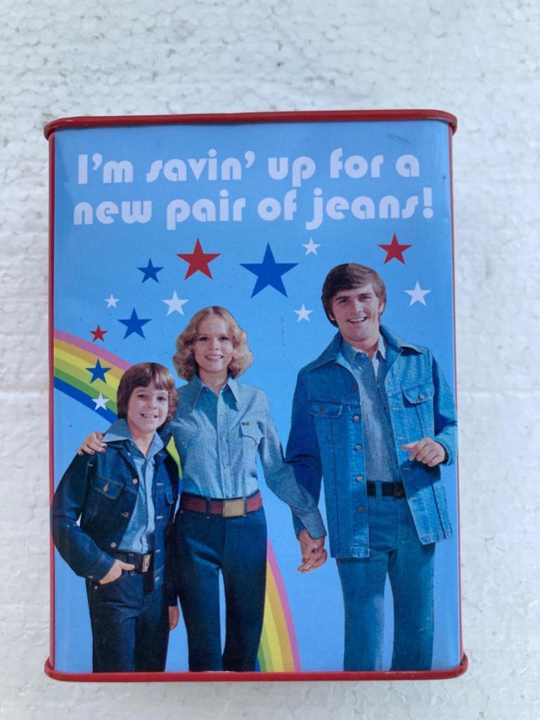 Blue Q Tin Bank 2006 Savin' Up for New Pair of Jeans Dimes for Denim ...