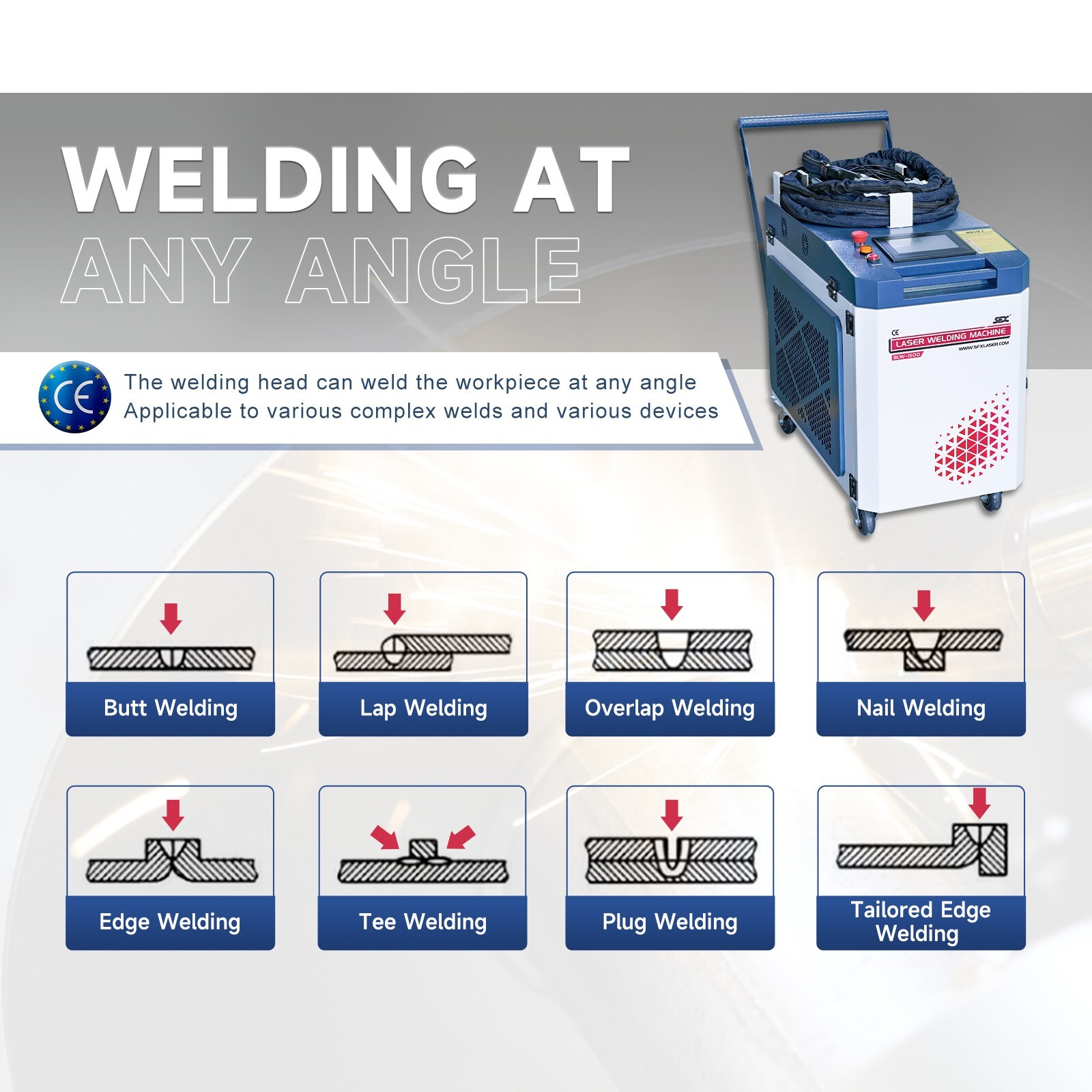 US 2KW Fiber Laser Metal Welding Machine Aluminum SS Laser Welding Seam Cleaning | eBay