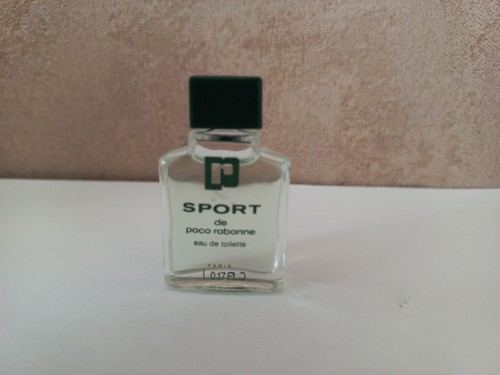 Ancienne Miniature de parfum - Sport de Paco Rabanne- Eau de toilette ...