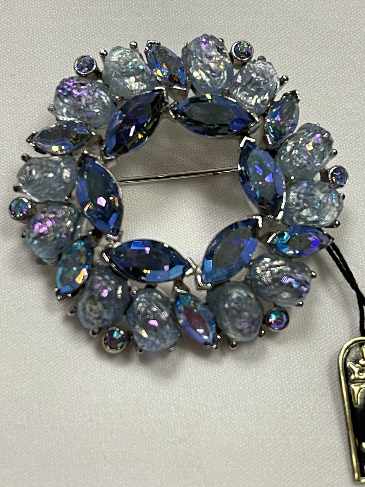 Crown TRIFARI Rare circle wreath brooch Alfred Philippe's 1959 Etoile ...