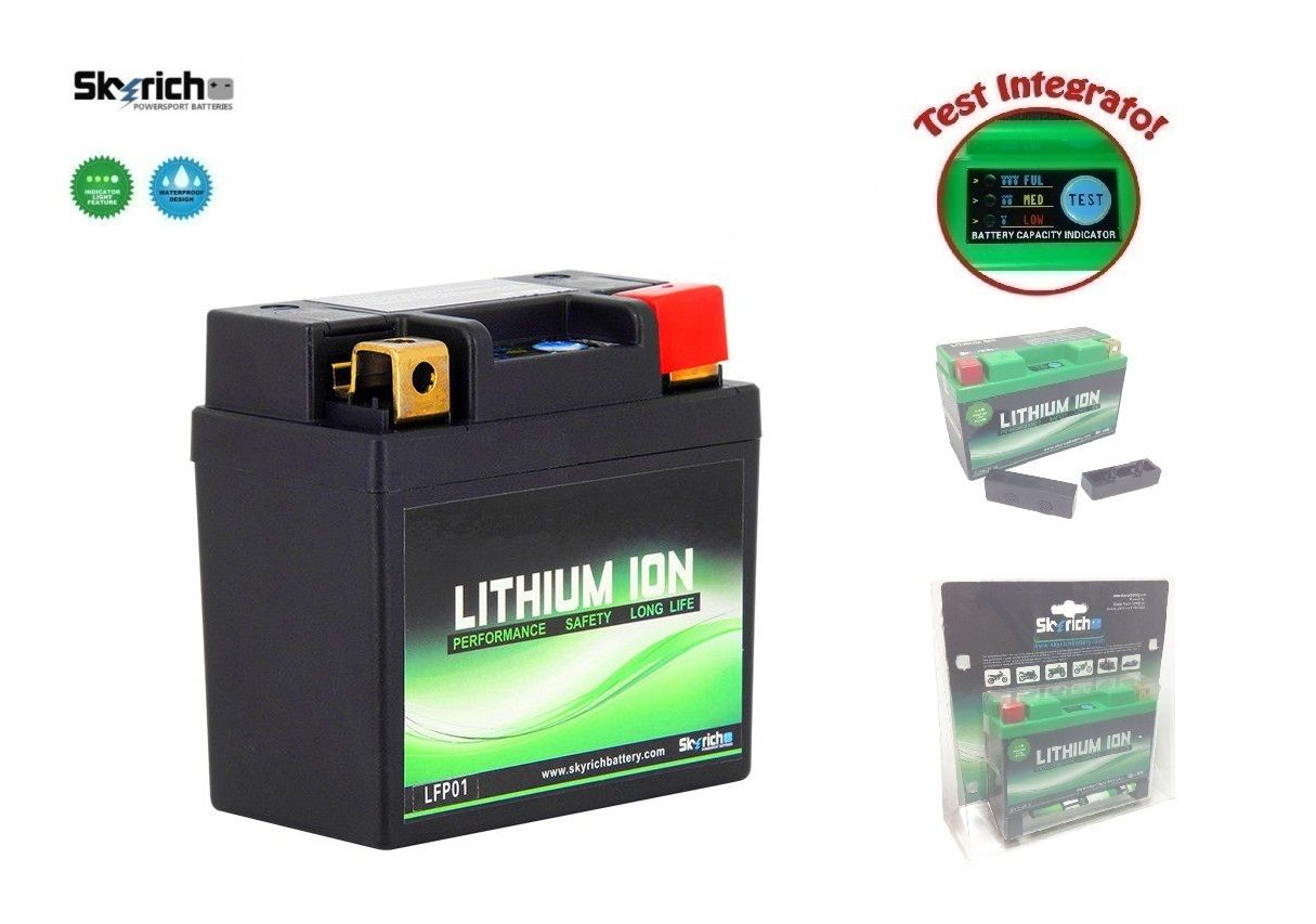SKYRICH BATTERIA LITIO LFP01 LITHIUM BATTERY KTM EXC 250 2T TPI 2018 ...