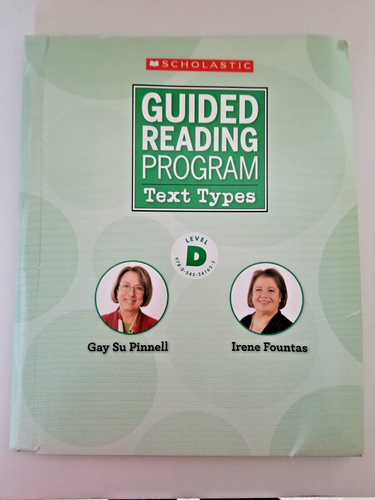 Scholastic Guided Reading: Program Text Types - Level D 1st Ed ...