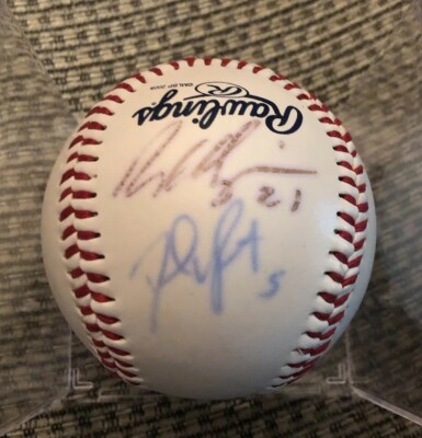 NY Mets David Wright Luis Castillo Rod Barajas Angel Pagan Autographed ...