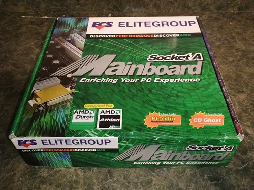 (2x) Vintage NEW Elite ECS Group K7SEM Motherboard Mother Board Socket ...