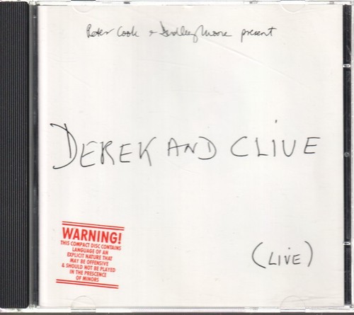 DEREK AND CLIVE Live CD Europe Island Masters 1989 13 Track IMCD7 ...