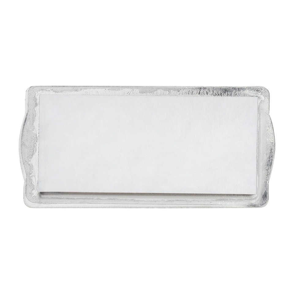 9 Pack Small Self Adhesive Metal Bookplates for Books, Label Holders, 2 ...