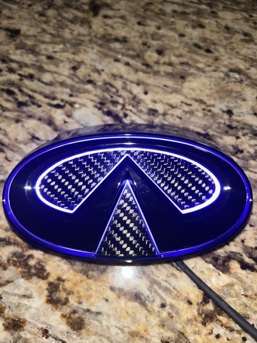 Infiniti Q50 2014-2017 RGB Carbon Fiber Emblem Gloss Black | eBay