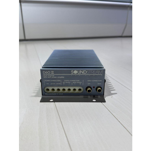 SOUNDSTREAM D60 II High-Performance Dual Channel Power Amplifier made in USA | eBay