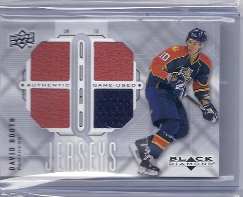 2009-10 BLACK DIAMOND DAVID BOOTH QUAD JERSEY | eBay