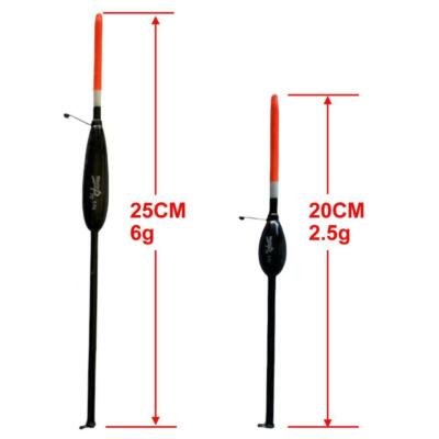 Masterpro 2 x Blackfish Float 2 Size 2.5g/6g 20cm /25cm Sensitive Float ...