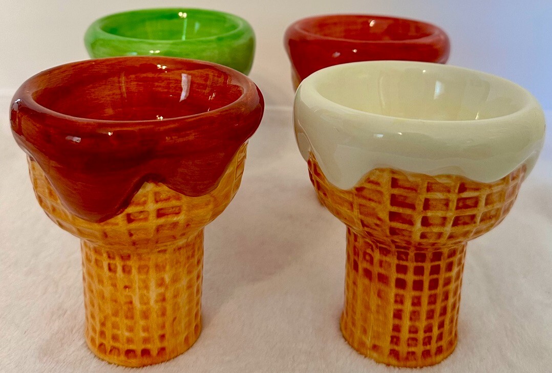 Ceramic Ice Cream Dishes Selamica Porcelain Ice Cream Bowls Set Of 6,