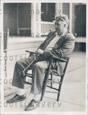 1935 Bridge Champion Phil Hal Sims of Deal New Jersey Press Photo | eBay