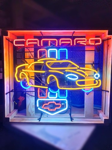 Chevy Camaro Neon Sign / Camaro Neon Signs / Man Cave Neon / Garage ...
