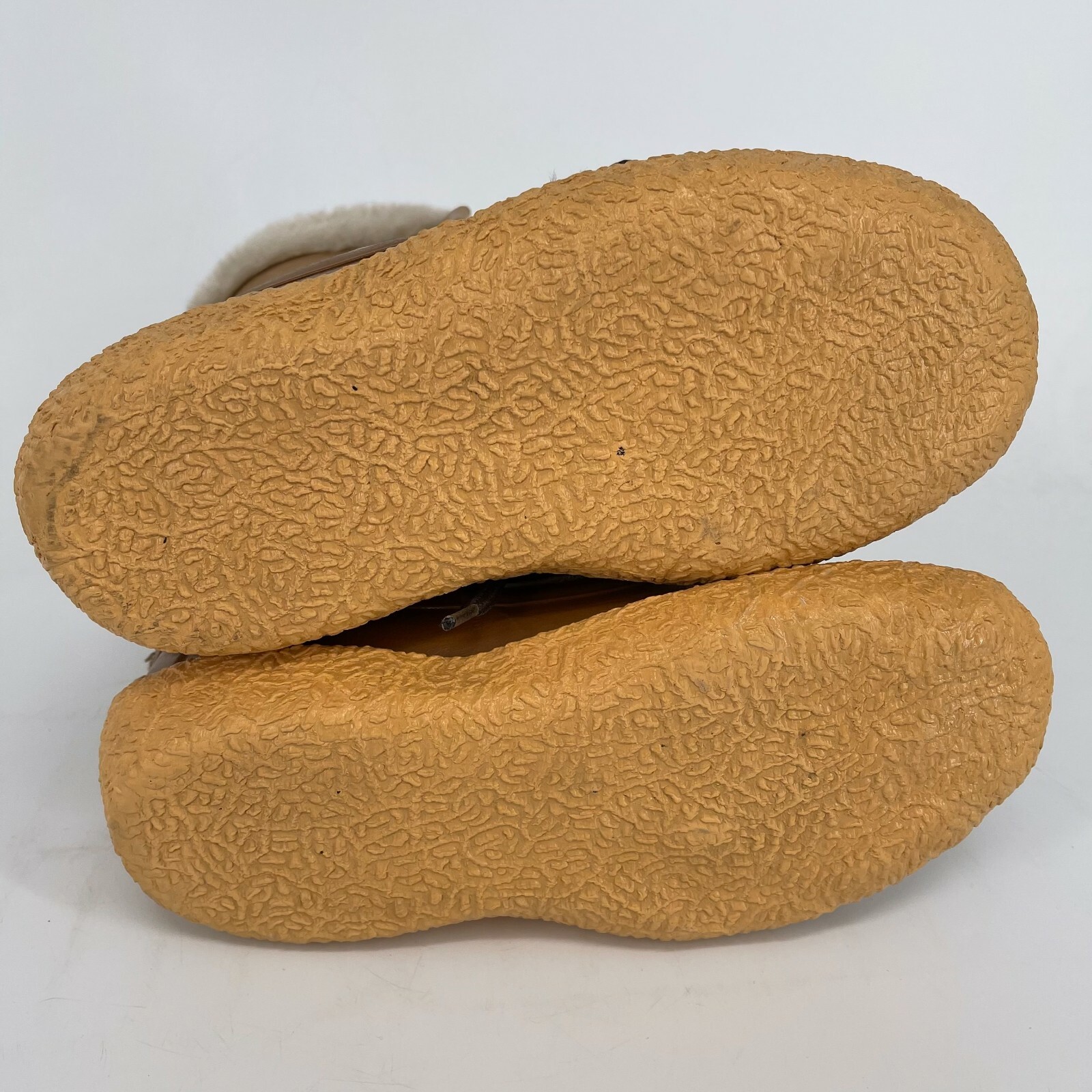 Sorel Nanook Snow Winter Brown Tan Leather Wool Liners Lace Up Boots ...