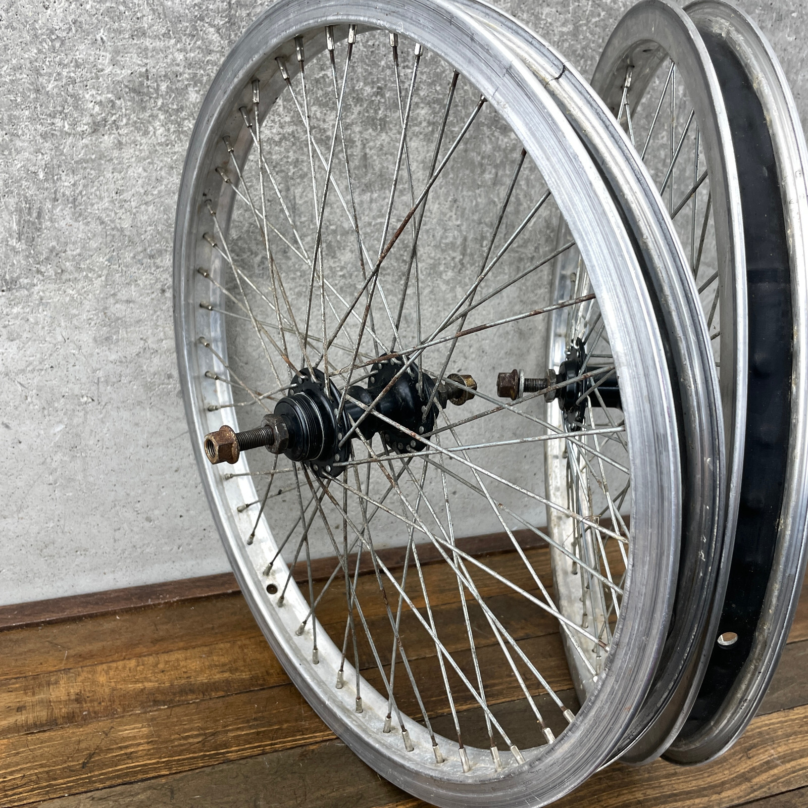 GT Mohawk 48 Hole Wheel Set PARTS Old School BMX Weinmann Rims Dyno ...