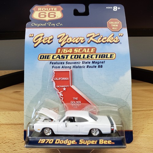 Route 66 1970 Dodge Super Bee and California State Magnet Kmart ...