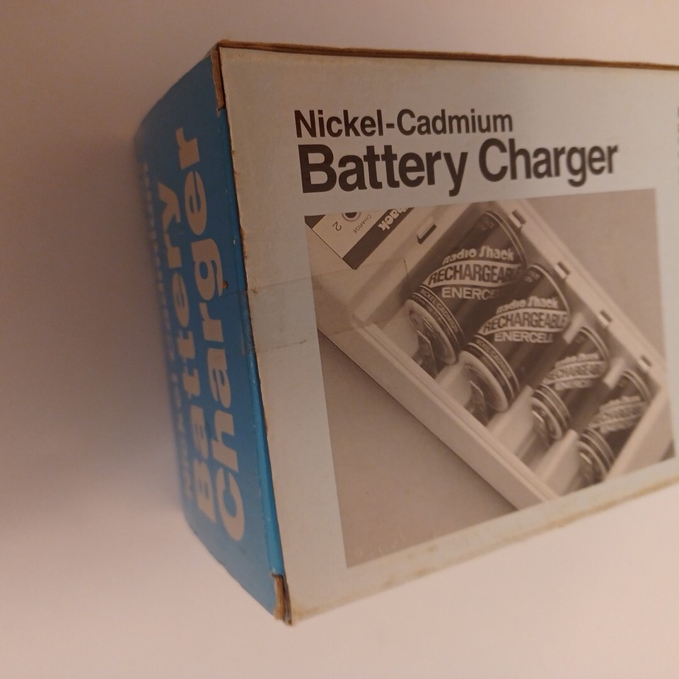 VINTAGE Radio Shack Nickel Cadmium Battery Charger SEALED 23-132B FREE ...