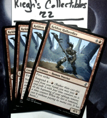 Mtg Keldon Halberdier x4 | eBay