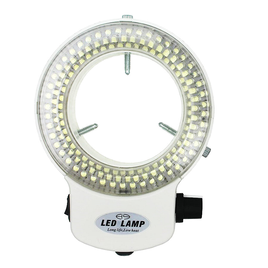 Adjustable Microscope Ring Light 144 LED Stereo Microscope ...