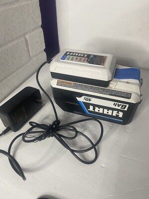 HART 40 Volt 6Ah Battery + CHARGER HLBP04vnm 130625002DG9 6.0AH ...