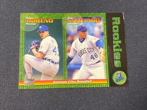 1999 Pacific Omega Orber Moreno & Jose Santiago Rookie #118 Kansas City ...