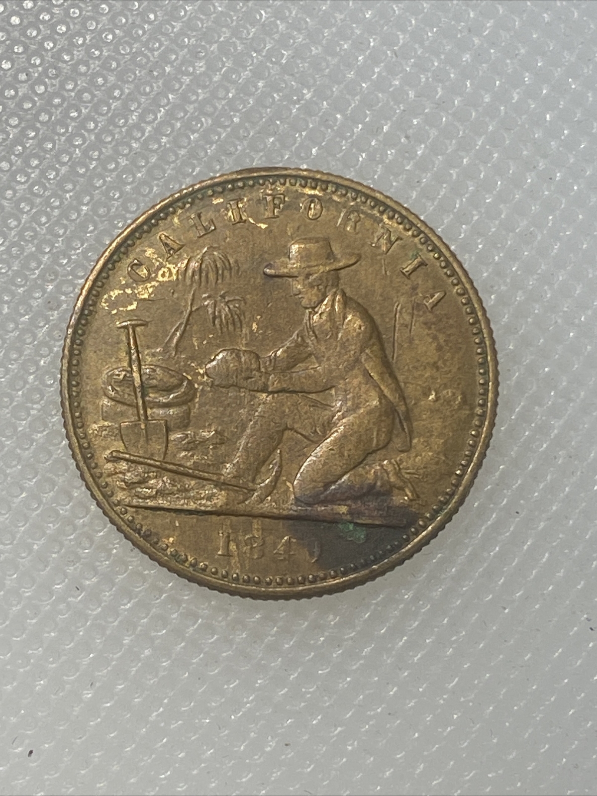 1849 California Gold Miner Token L | eBay