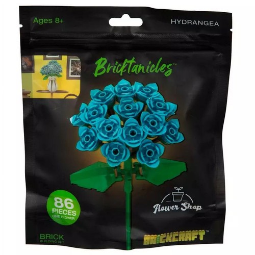 Brickcraft Bricktanicals Hydrangea Flower Bouquet Building Kit 86 Piece ...