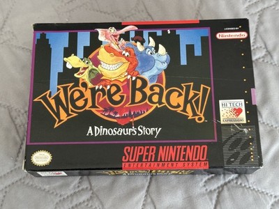 We're Back! A Dinosaur's Story * Snes Box Only * Super Nintendo ...