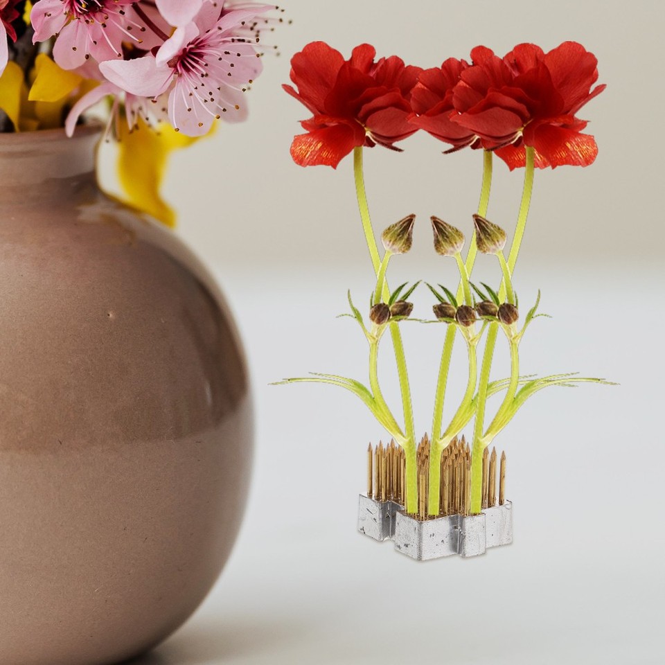 4 Pcs Flower Arrangement Pin Frog Holders Floral Arranging Supplies ...