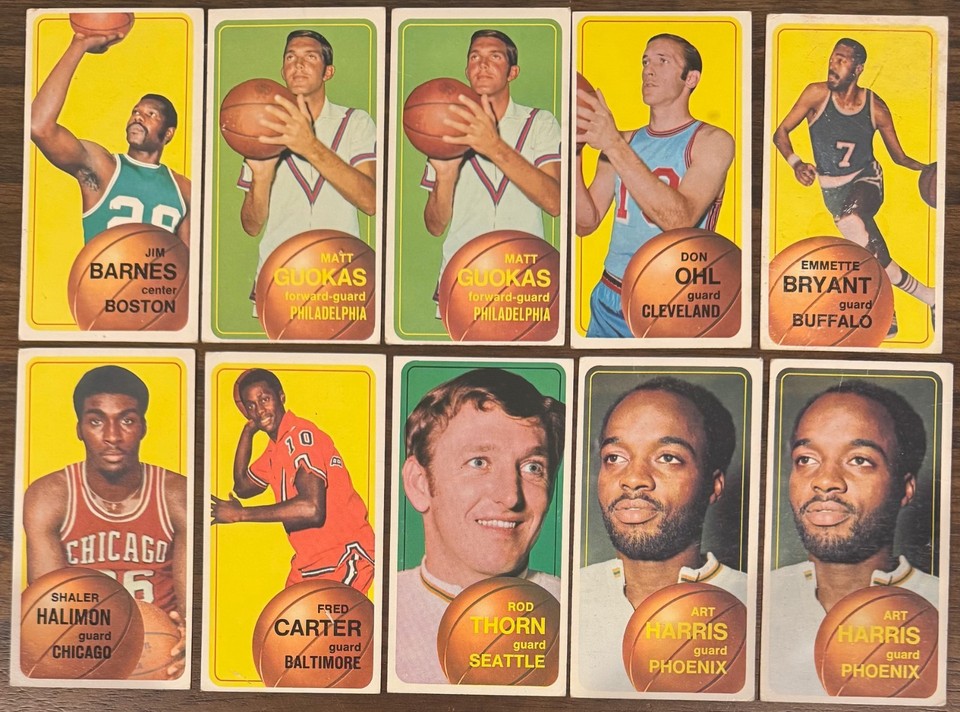 VINTAGE!! BASKETBALL CARD LOT- 1968 TOPPS BASKETBALL CARDS | eBay