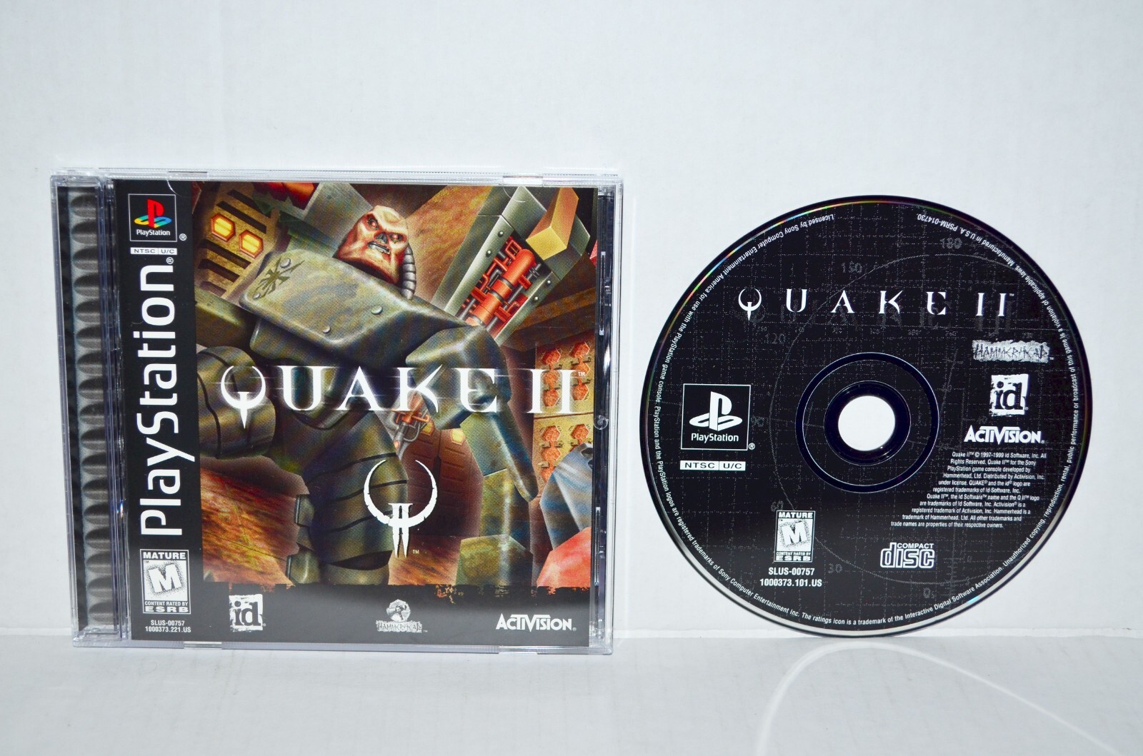 Quake II (Sony PlayStation 1, 1999) PS1 PSOne PSX 2 3 CIB Black Label ...