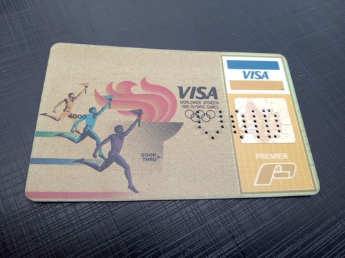 Premier Credit Card - Olympic Card Visa - Sample / Void | eBay