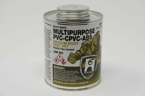 5 OATEY #60715 MULTIPURPOSE MEDIUM BODY FAST SET PVC PIPE CEMENT, 16 OZ ...