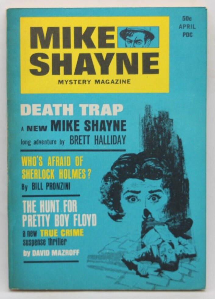 MIKE SHAYNE MYSTERY MAG APRIL 1968 PBO 1st VGF HALLIDAY, PRETTY BOY ...