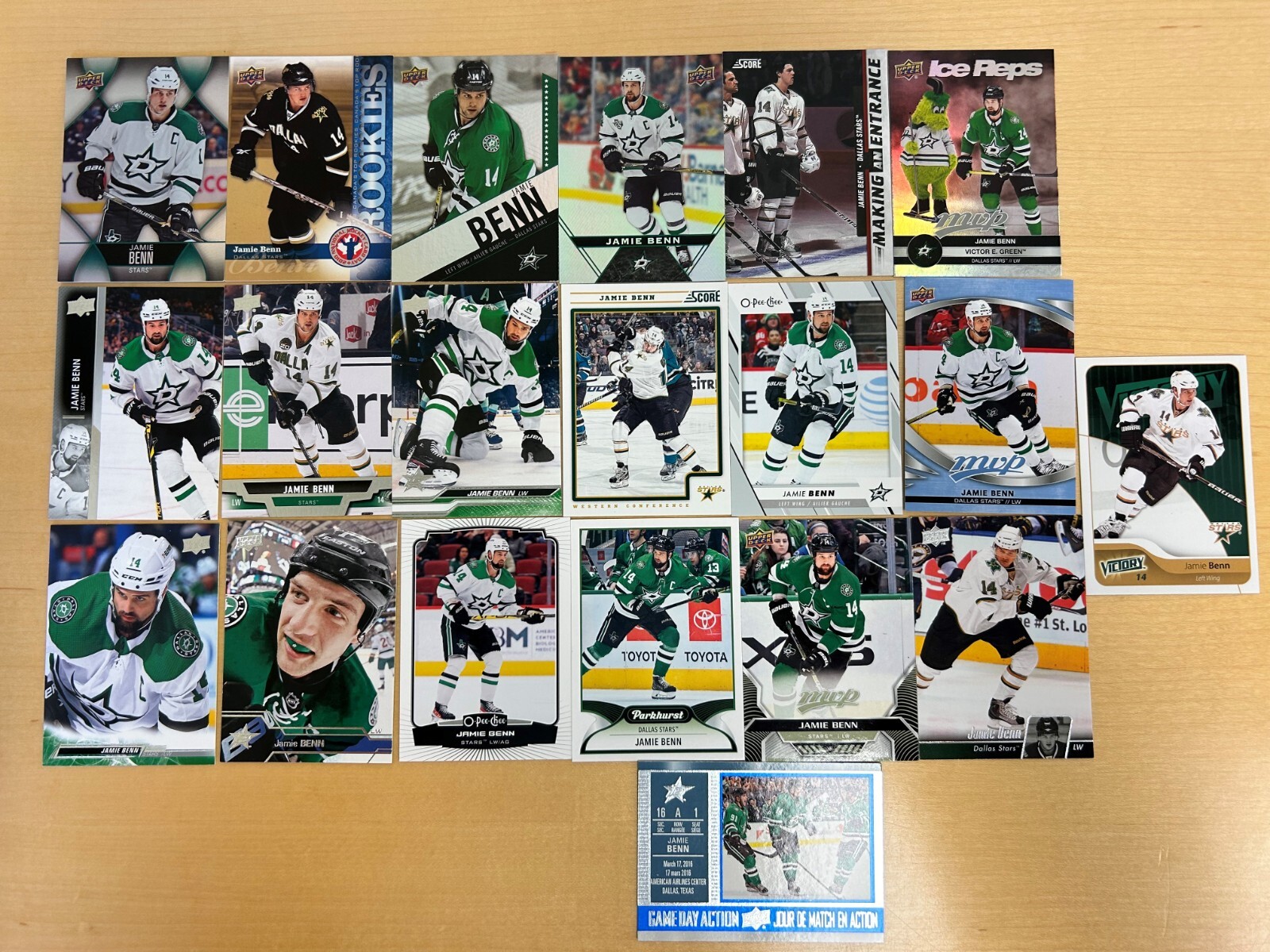 Lot of 20 different Jamie Benn cards Dallas Stars | eBay