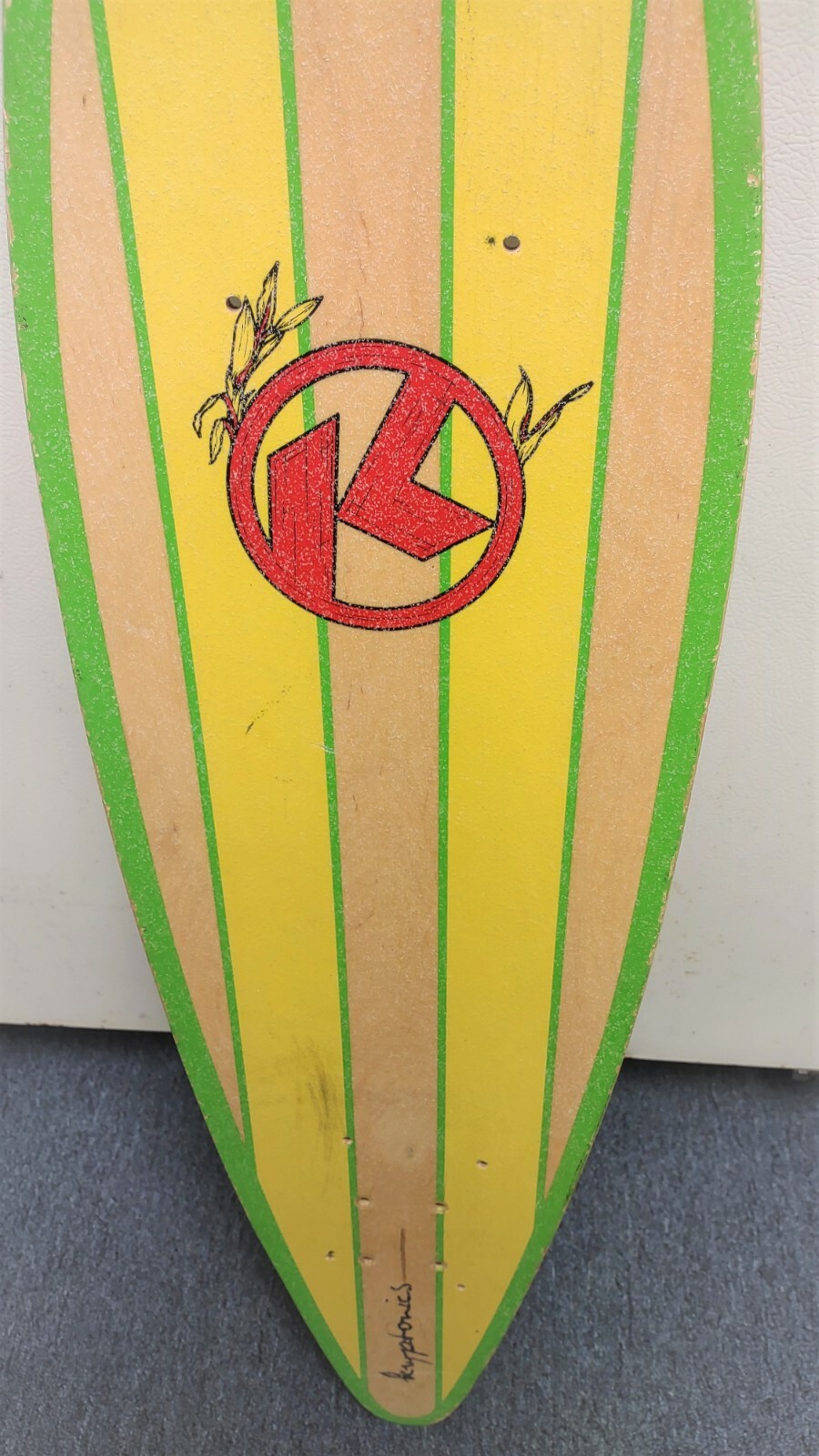 Kryptonics Wood Skateboard Deck 38” x 9-1/2” BRAVO SPORTS #160470 7/13 ...
