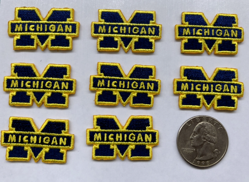 University of Michigan patch Wolverines patch michigan patches 1 3/8 ...