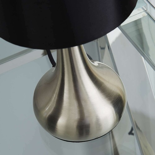 New Stylish Design Rimini Touch Lamp With Faux Silk Lampshade Bedside ...