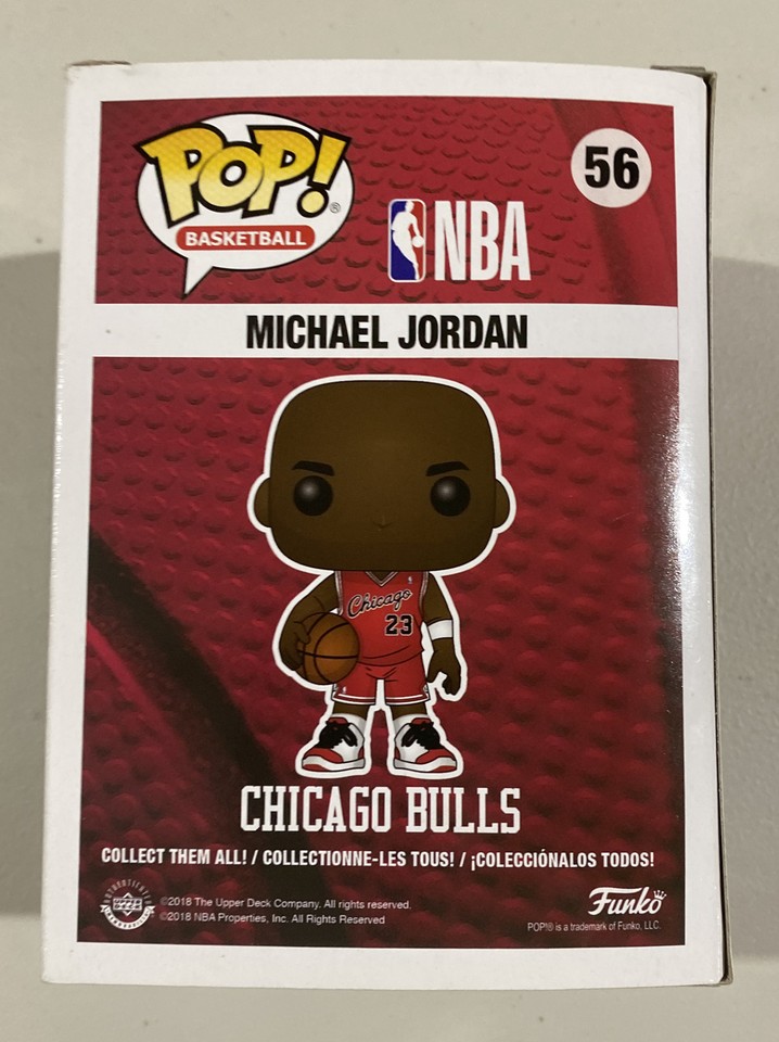 Funko POP NBA Chicago Bulls Michael Jordan (Rookie Uniform) #56 Vinyl ...