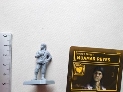 MUAMAR REYES FIXER MINIATURE+CARD/CYBERPUNK 2077 GANGS OF NIGHT CITY ...