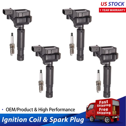Ignition Bobinas + Spark Plugs For Mercedes-Benz SLK250 C250 1.8L 2012 ...