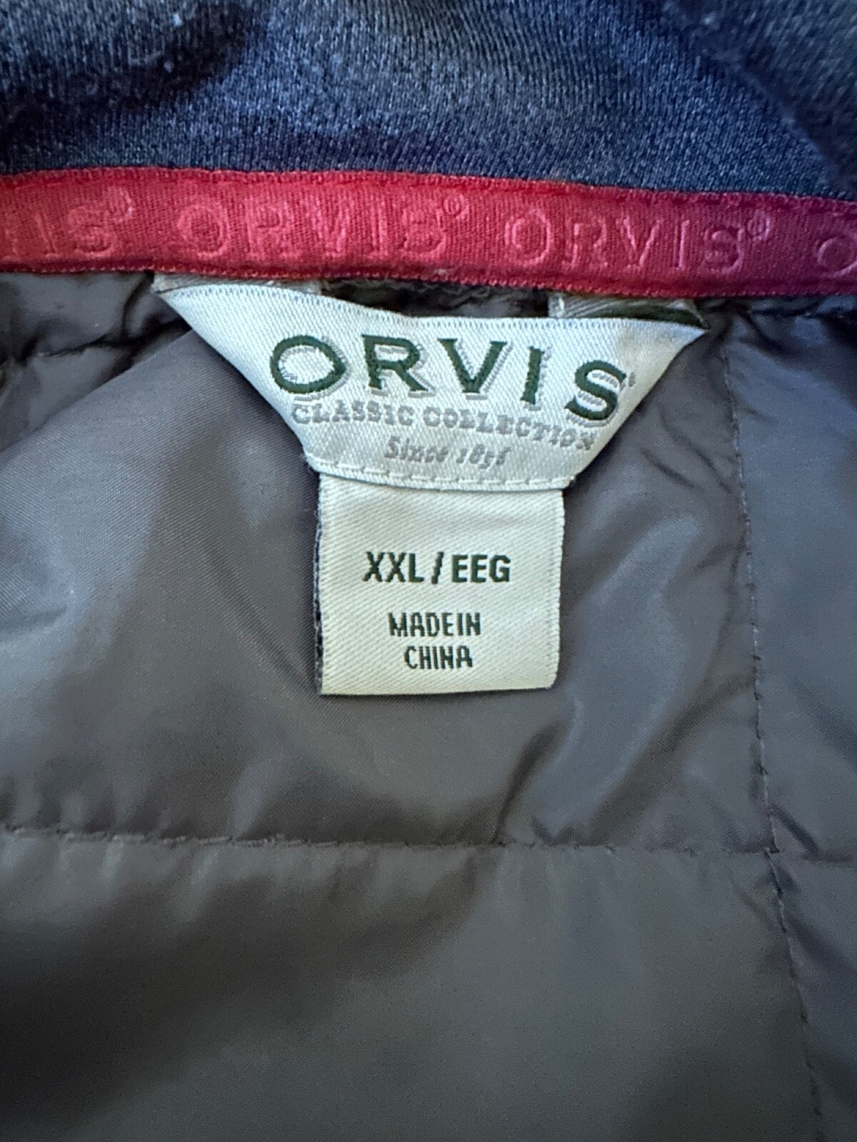 ORVIS Classic Collection 2-Pocket Full Zip Jacket (2XL) Gray | eBay