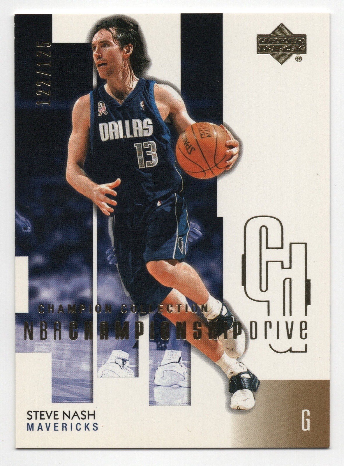 2002-03 Upper Deck Championship Drive - Gold #17 Steve Nash /125 for ...