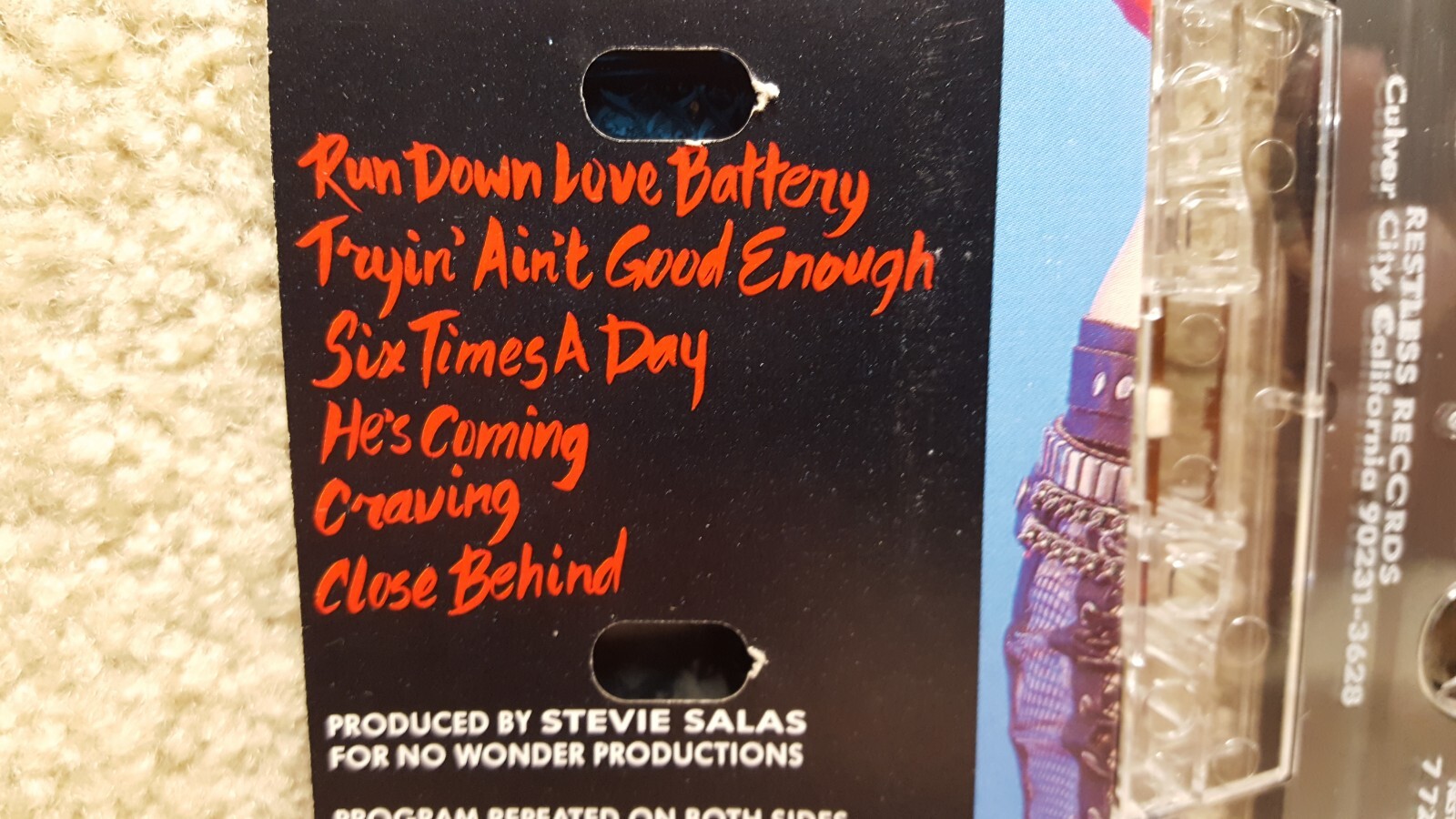 Vintage 1988 Cassette Tape The Pandoras Rock Hard Restless Records | eBay