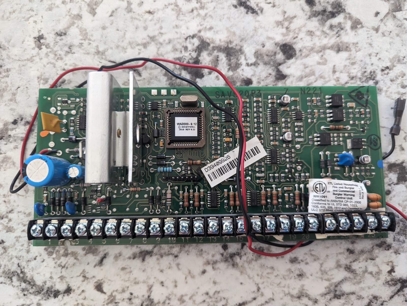 Wa3000 Rev 9.12 Adt Vista Board Used | eBay