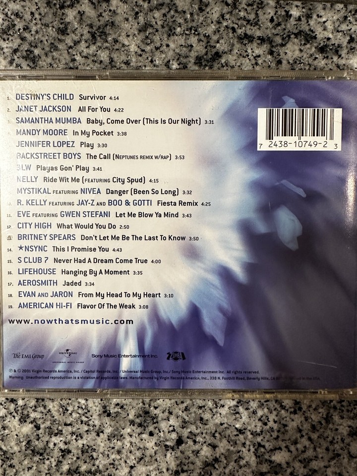 Now That’s What I Call Music No 7 Cd 724381074923| eBay