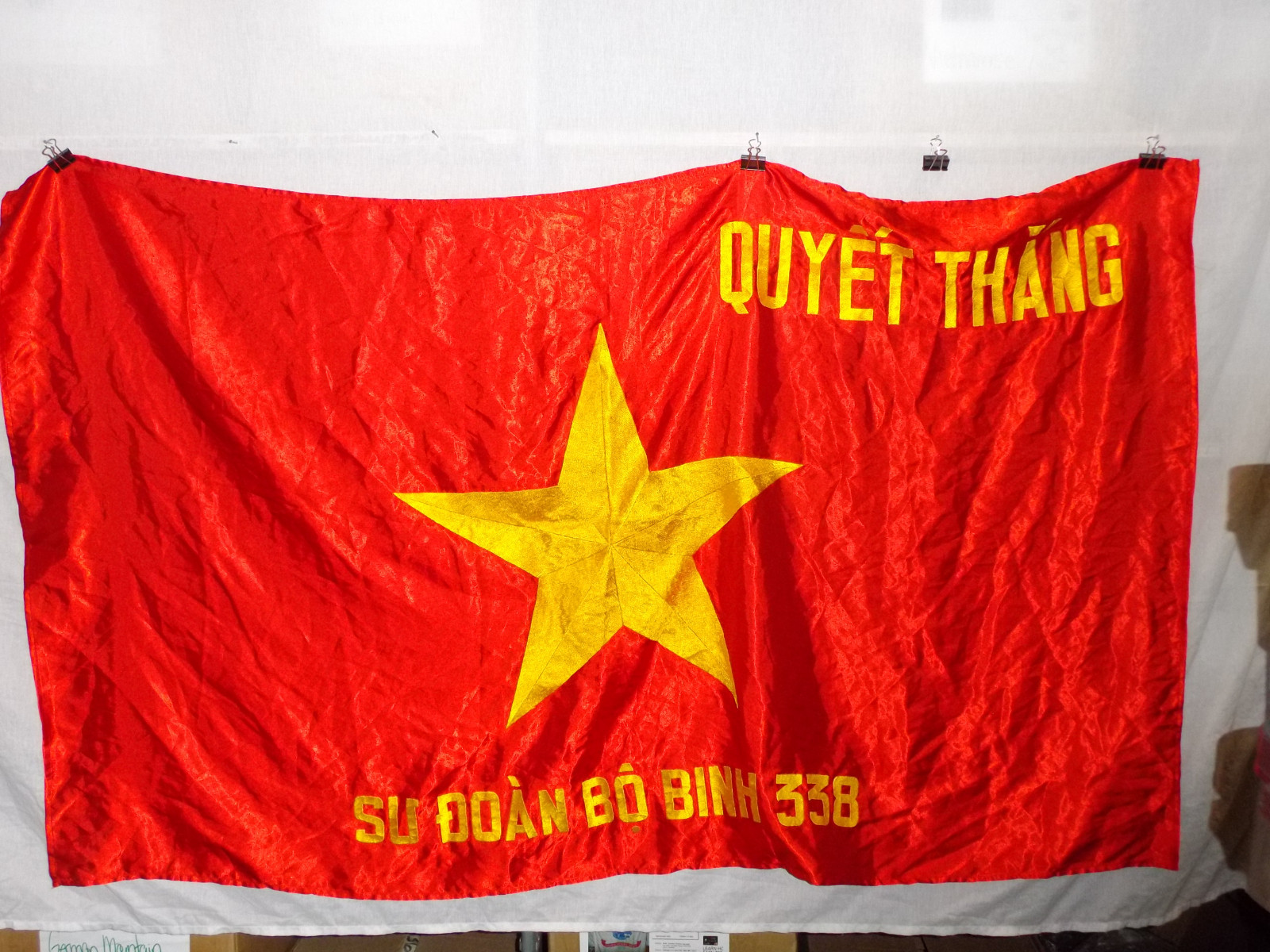 flag523 North Vietnam Army NVA Division flag Quyet Thang Su Doan Bo ...